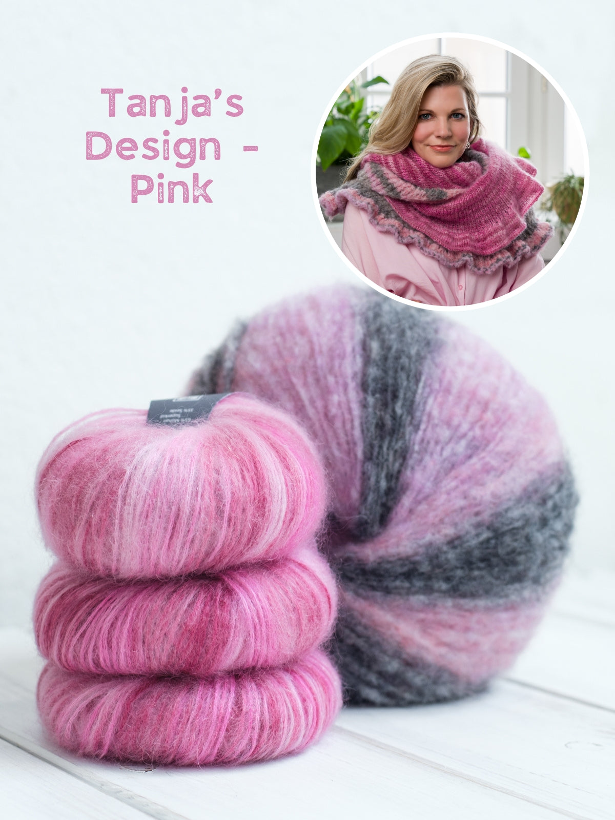 Strickpaket Gigante und Superkid Seta Tuch mit Volante - Tanja Steinba